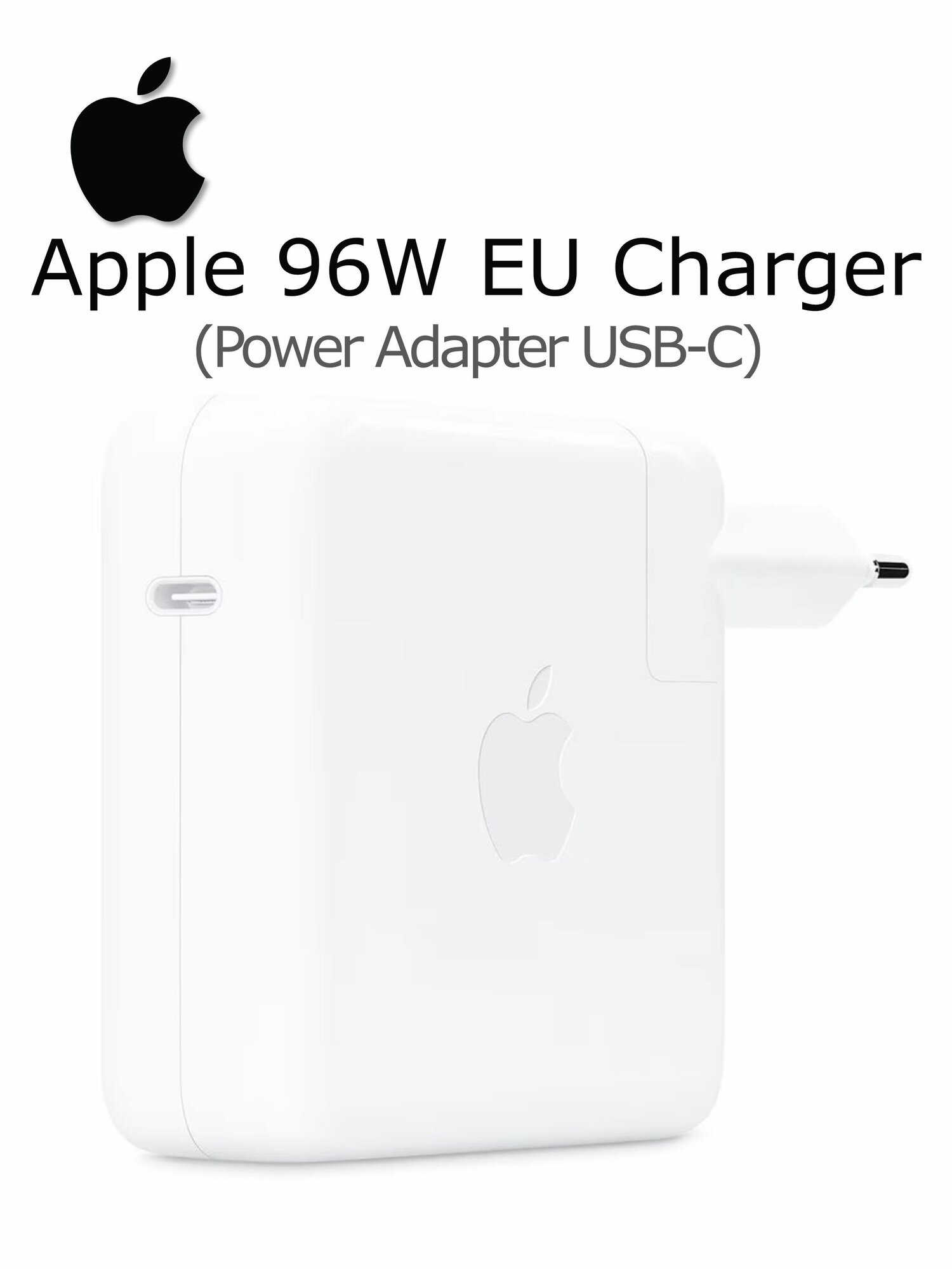 Сетевой адаптер для MacBook Apple 96W USB-C Power Adapter A2166 (MX0J2ZM/A)/ Блок питания Apple USB-C мощностью 96 Вт для ноутбуков /Power Adapter 96 Вт