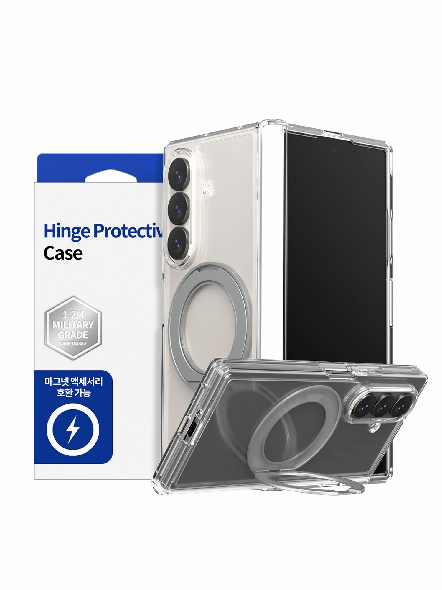 Чехол защитный Araree Duple 360 M Stand для Samsung Galaxy Z Fold8 Ultra, PC+TPU