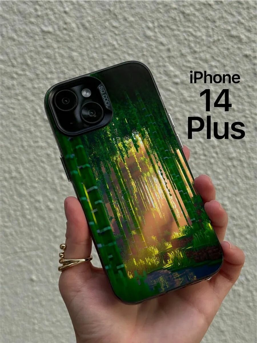 Чехол на iPhone 14 Plus minecraft
