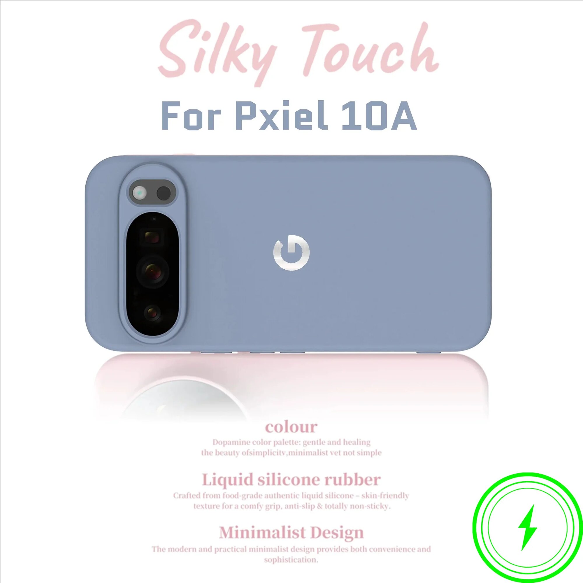 Модный Однотонный Чехол Из Жидкого Силикона Для Google Pixel — Ударопрочный, Пыленепроницаемый, Совместим С Несколькими Моделями
