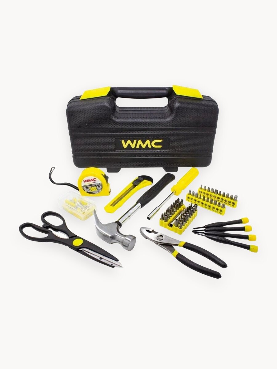 Набор инструмента WMC TOOLS 142 предмета WMC-10142(51086), любого домашнего мастера