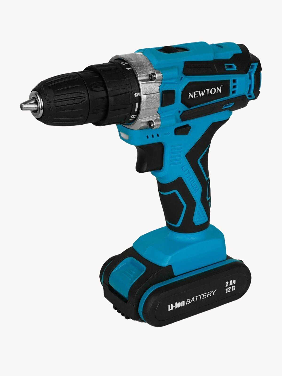 Шуруповёрт NEWTON NTA12-2Li-2, 2 аккумулятора, зарядное устройство, коробка