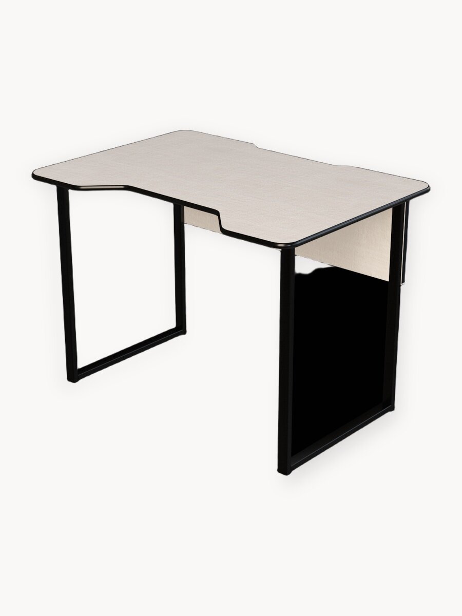 Компьютерный стол, письменный стол FREZKA ECO Plus MOON100, универсальный угол, ЛДСП, металл, высота 75 см, ширина 100 см