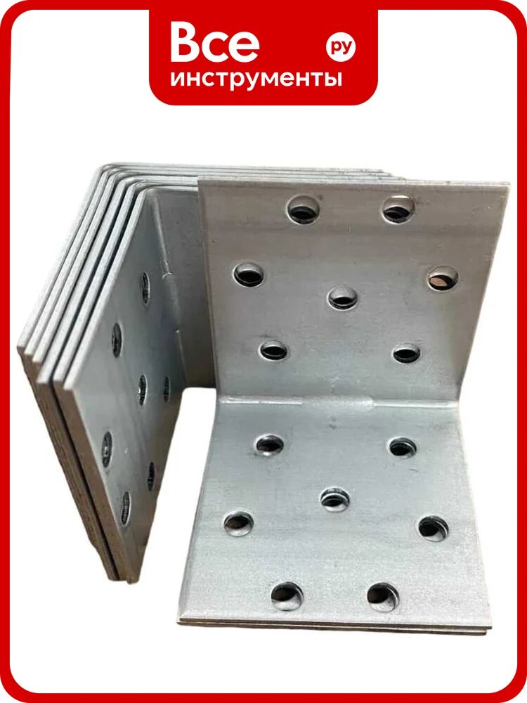 Крепежный равносторонний уголок 23 Болта 50x50x50 ОЦ, 10 шт. B93050050235099