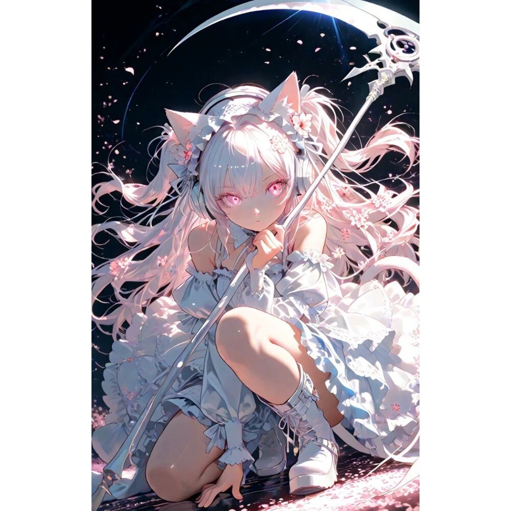 Пазл «Кошкодевочка» Anime 500/1000/1200/2000 деталей 500PCS-38X52CM