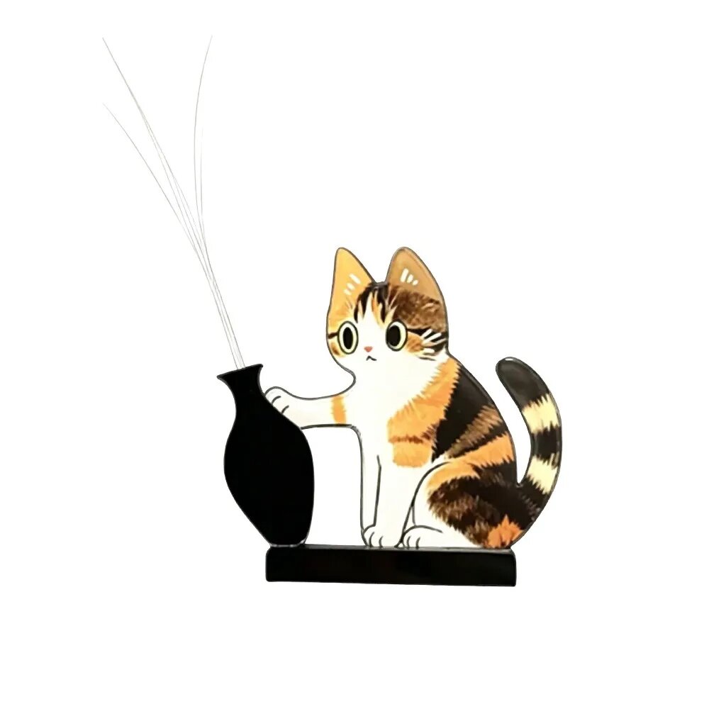 Магнитные фигурки кошек из акрила 04