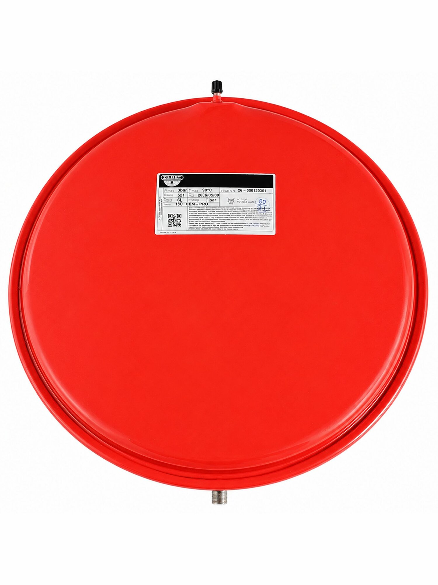 Расширительный бак круглый 6 л. M14 для котлов BAXI ECO Four, Home, Four (5693920, 5695230)