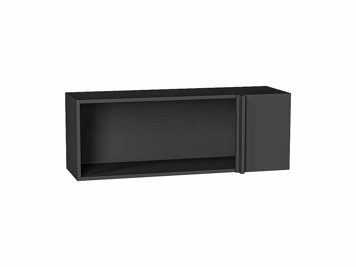 Каркас верхнего прямого углового горизонтального шкафа ВУГ 1000, цвет каркаса Graphite, 358*1000*350 мм