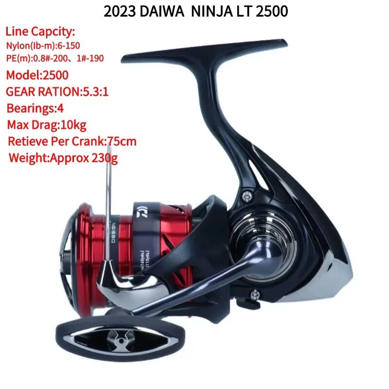 Daiwa NINJA LT безынерционная катушка для спиннинга