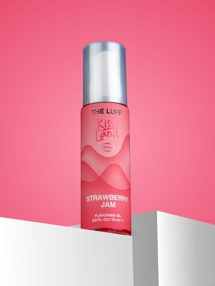 Масло оральное разогревающее съедобное The Luff KissLand Strawberry Jam 75 мл