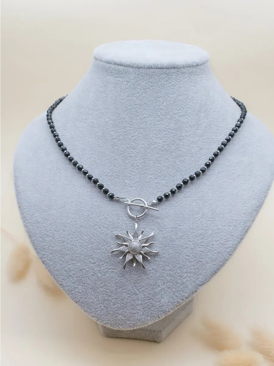 Колье, агат