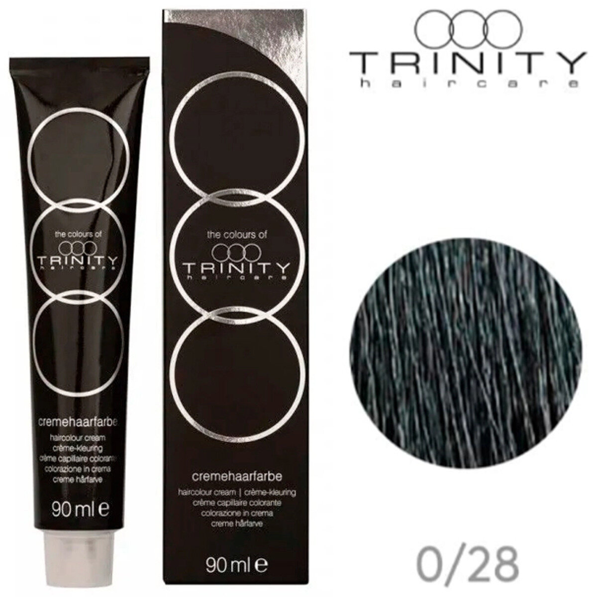 Trinity The Color of Trinity Стойкая крем краска 0/28 изумрудный 90 мл