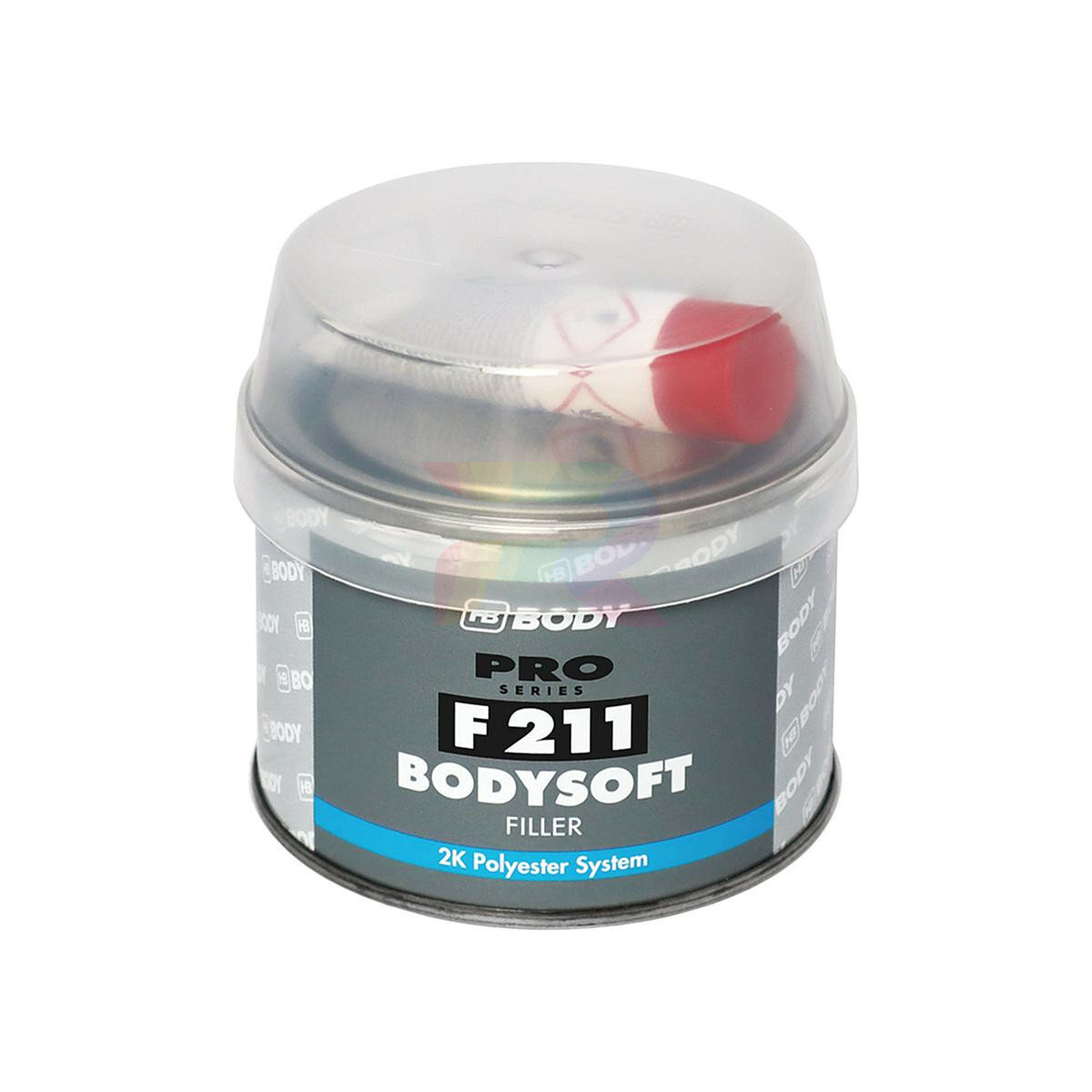 Мягкая наполняющая автомобильная шпатлевка HB Body F211 Bodysoft Filler 0,25 кг.