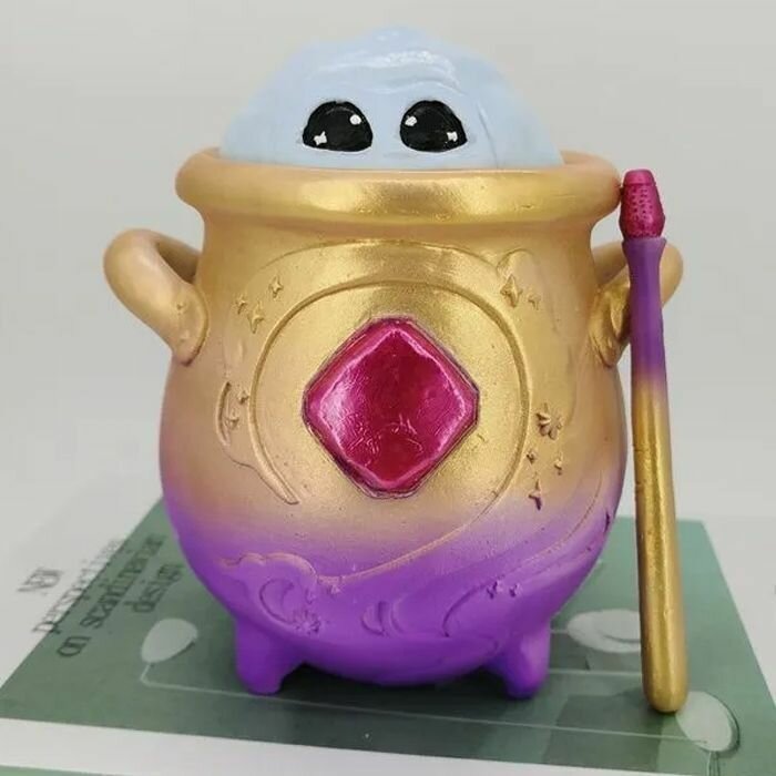 Игровой набор "Magic Mixies", Волшебный котел, смола, фиолетовый, Горшок + волшебная палочка,15x11x14 см