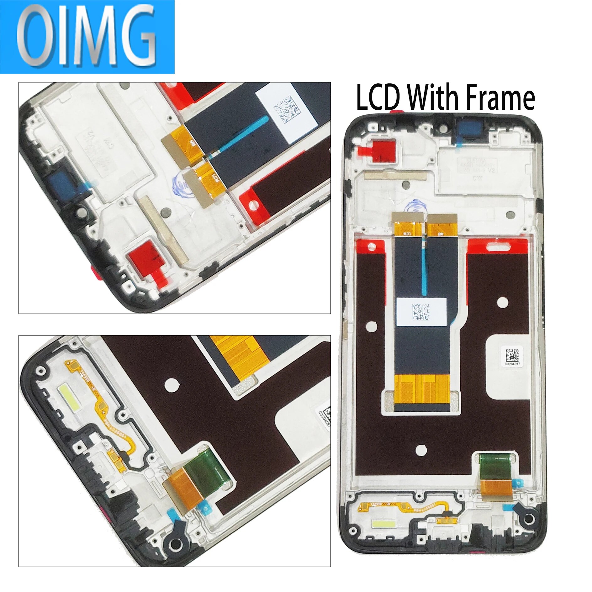 6,5 "для Realme C31 ЖК-дисплей с рамкой RMX3501, сенсорный экран, дигитайзер, запасные части LCD With Frame