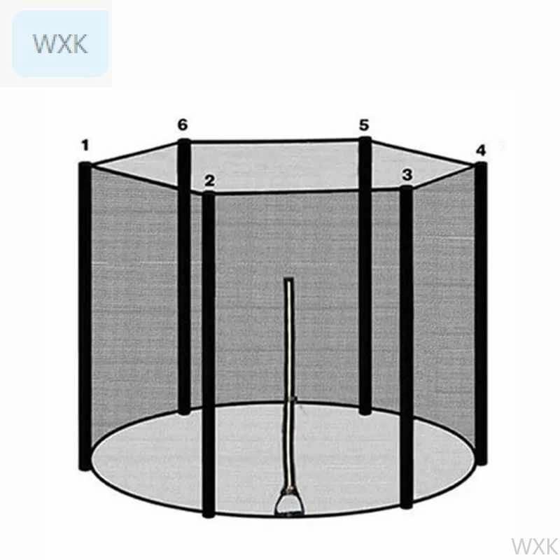 Безопасная сетка для защитн батута для замены 10 футов 6 столбы (306cm)-WXK