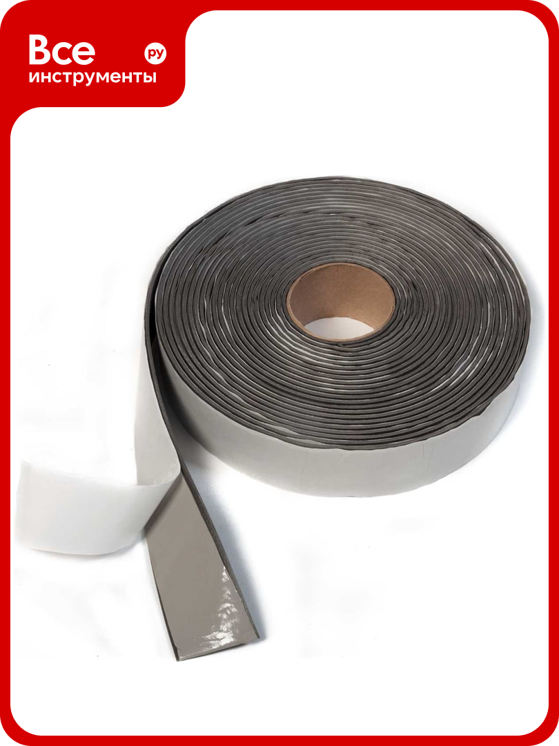 Уплотнительная лента для контробрешетки Липлент Пи 50мм, 12м, L78672, 3 см, защищенная