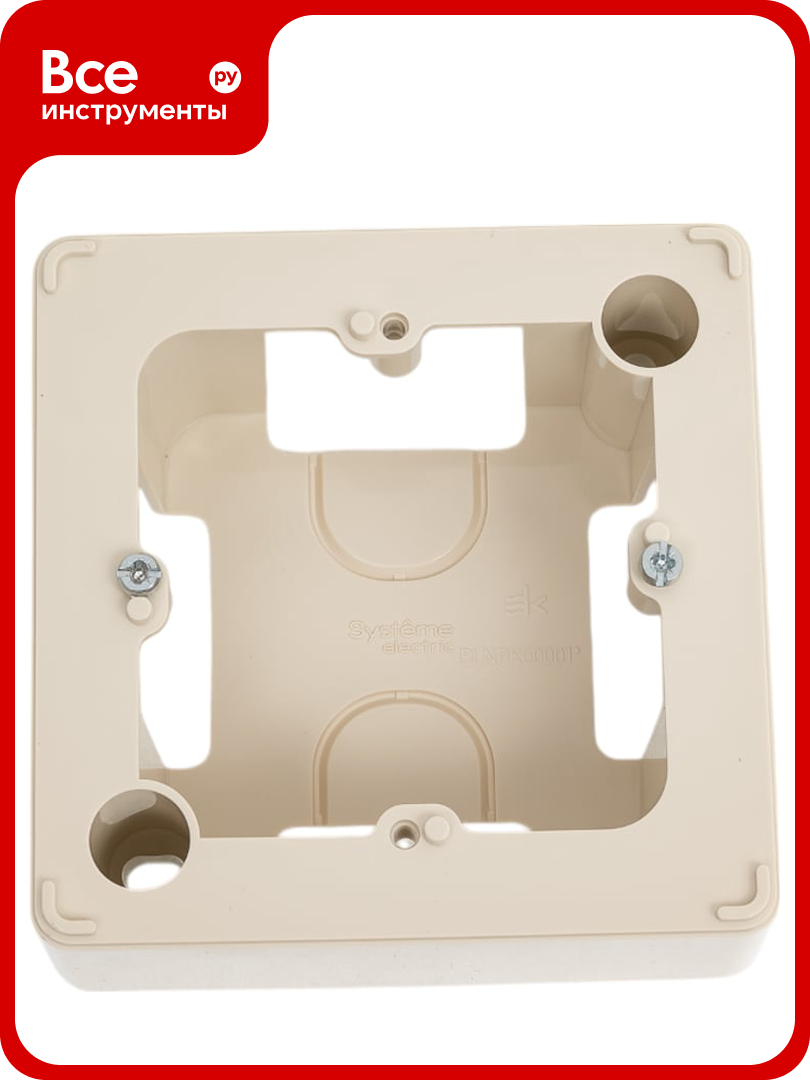 Подъемная коробка Systeme Electric СП Blanca, с возможностью соединения нескольких коробок, бежевый, SE BLNPK000017