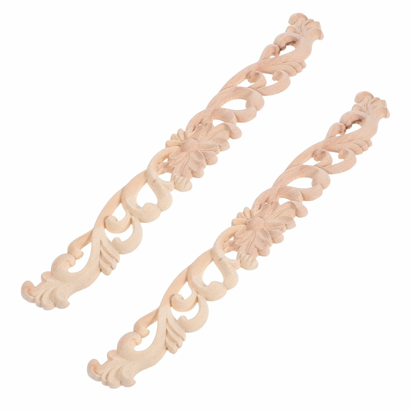 Традиционные резные украшения для мебели из натурального дерева, создают гармонию в доме, набор 2 шт