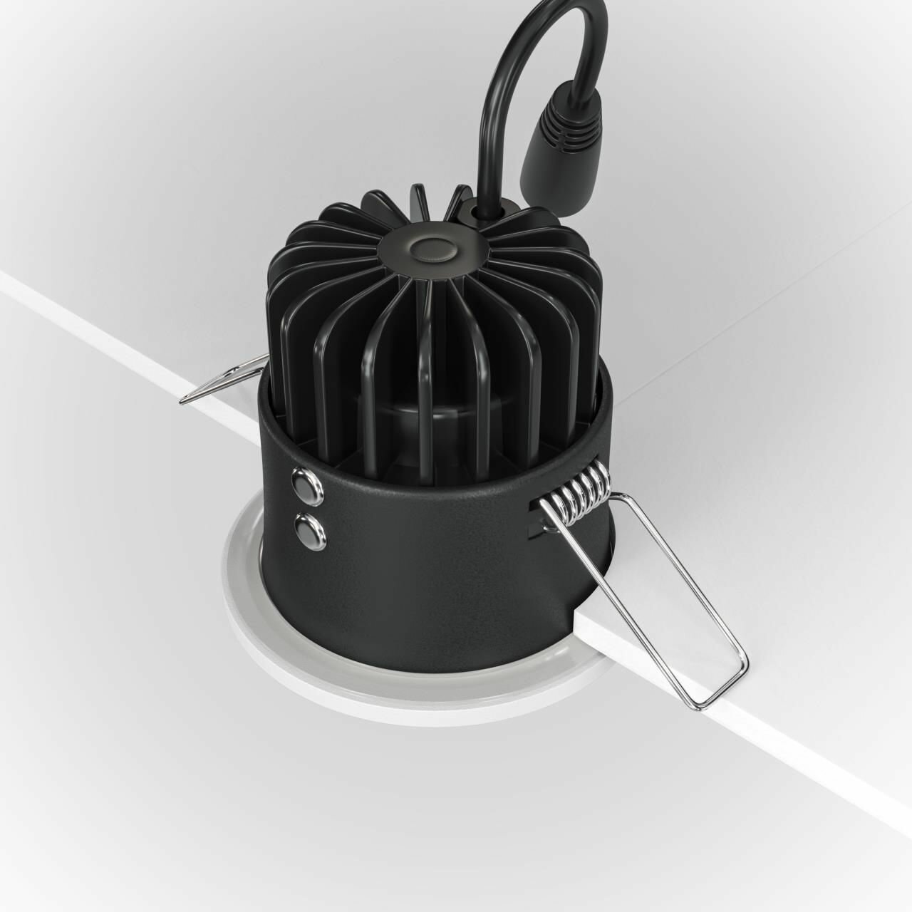 Светильник встраиваемый Technical Zoom, DL034-01-06W3K-W, 6W, LED, стиль Хай-тек