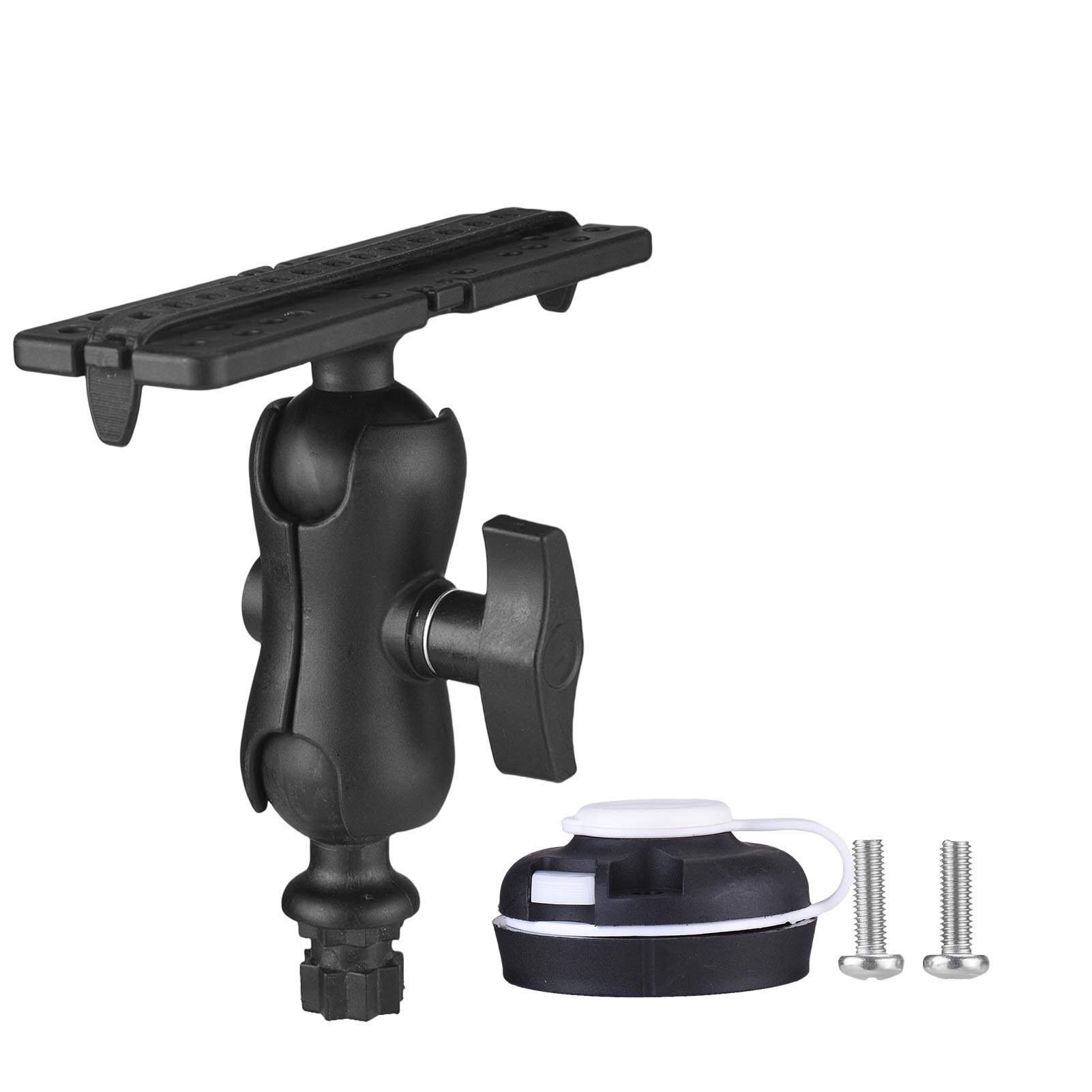 Крепление Эхолота: Нейлоновый Кронштейн Для Каяка с Надежной Фиксацией - Универсальная Монтажная Система для Рельсовых Направляющих Держатель Эхолота с Регулируемым Углом Наклона для Рыболовных Принадлежностей