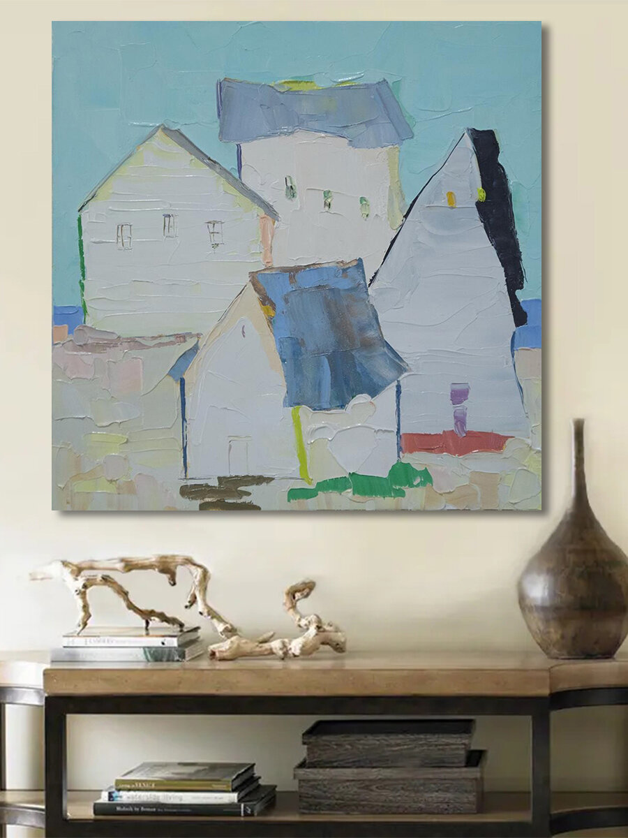 Пейзаж / природа, интерьерная картина / на холсте, 40х40 см.