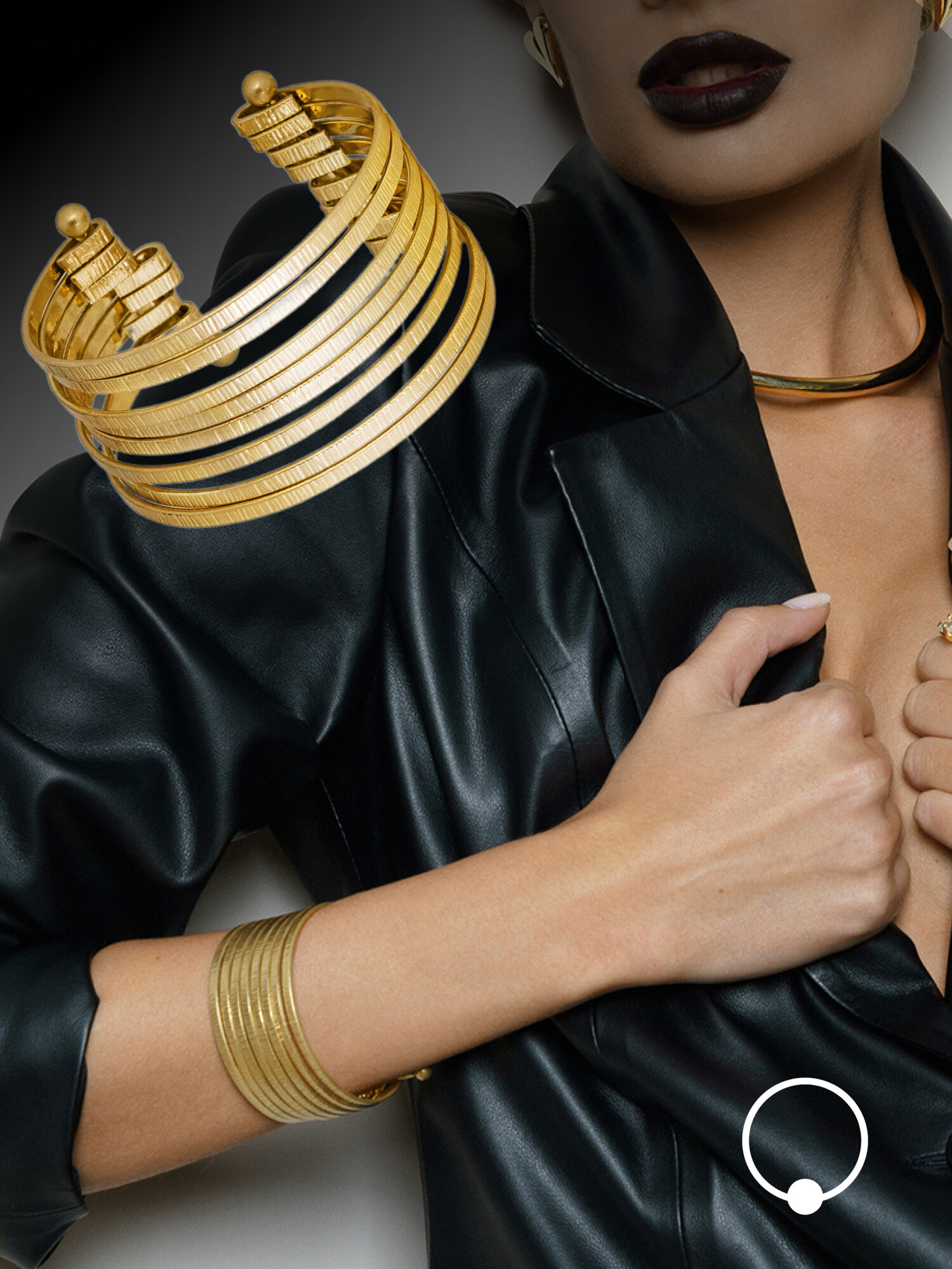 Жесткий браслет Kalinka modern story