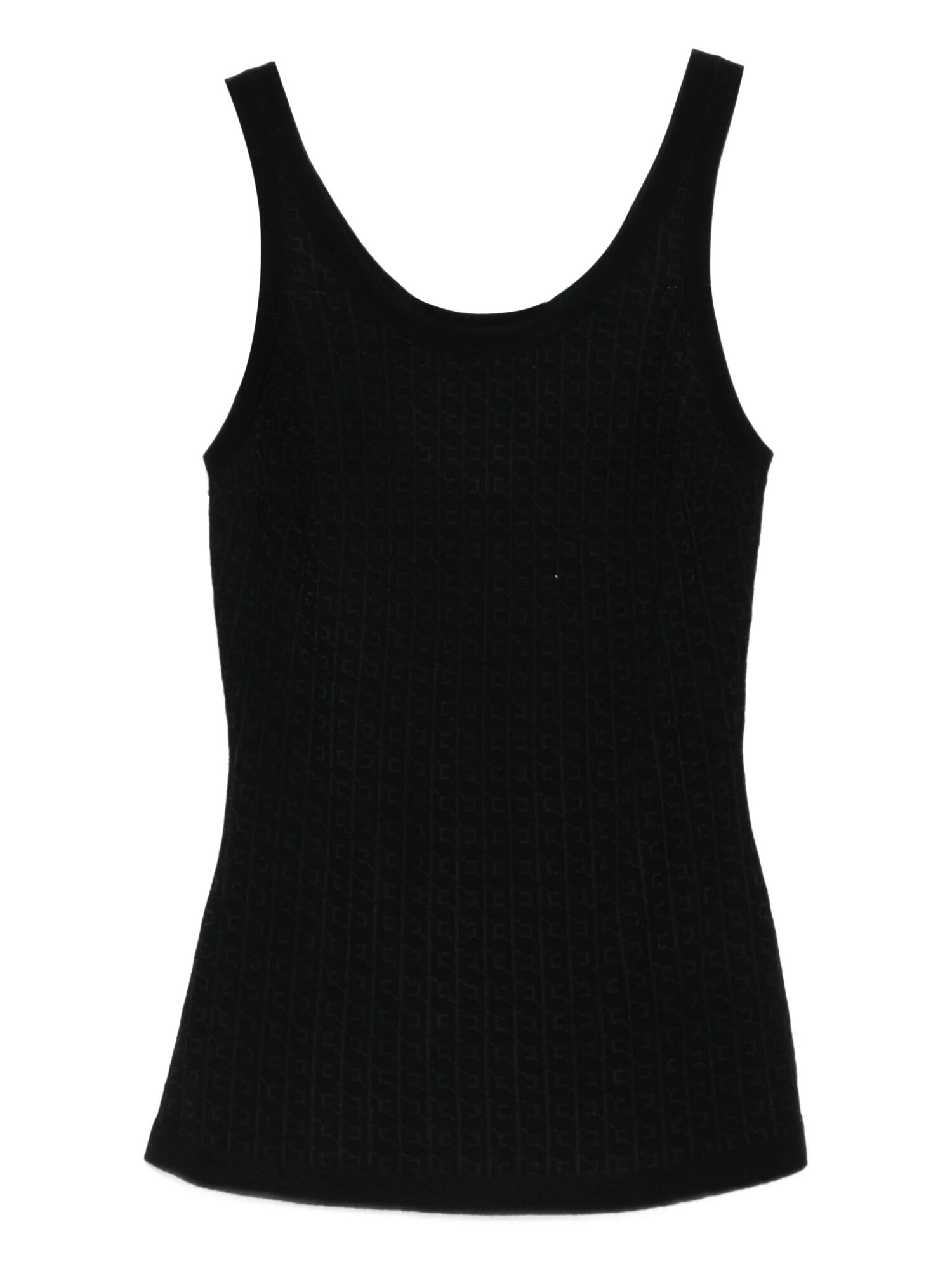 Топ Elisabetta Franchi Textured tank top, размер 42