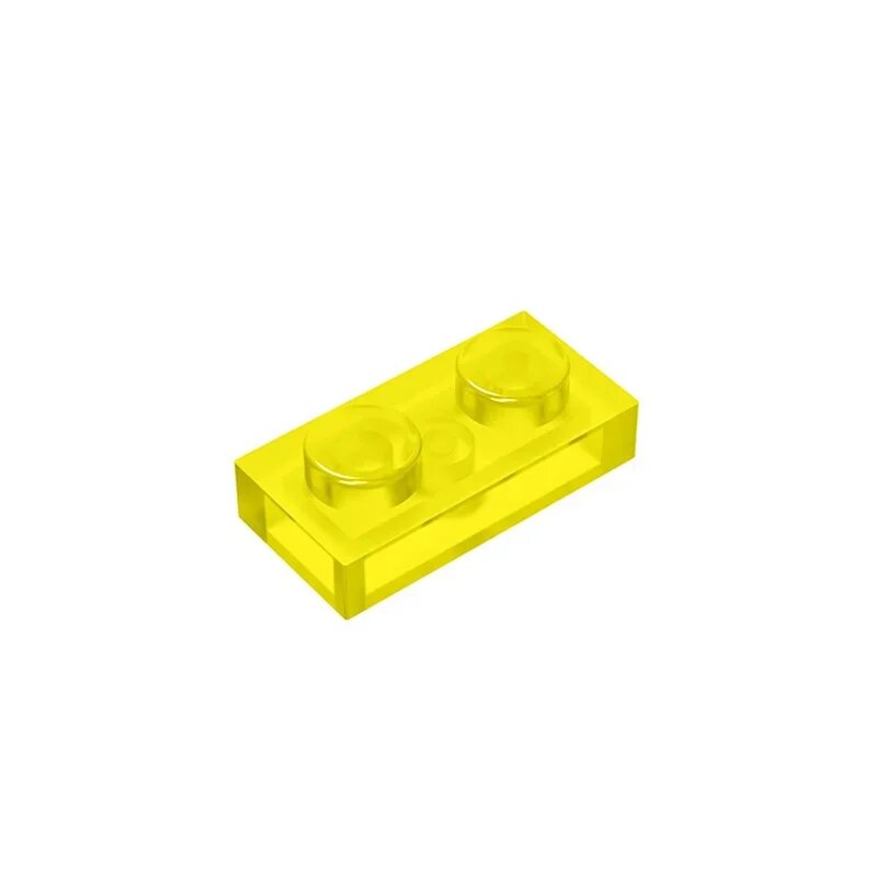 Желтый LEGO Brick 2x2 (44-trans yellow)