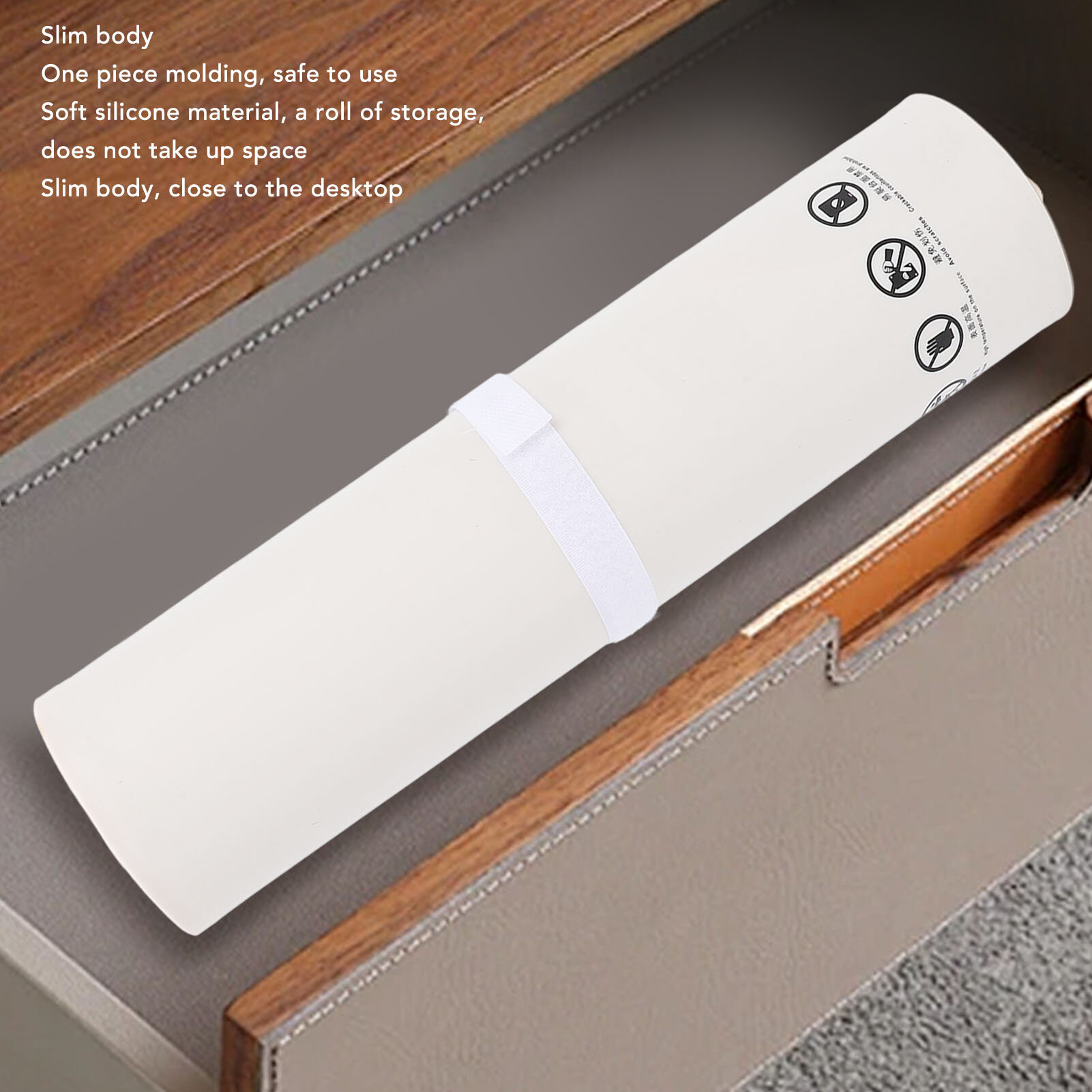 Подогреватель для еды, силиконовый электрический подогреватель, складной подогреватель, подставка для еды с 5 уровнями температуры и таймером для вечеринок, повседневного использования, вилка европейского стандарта 220 В, белый цвет