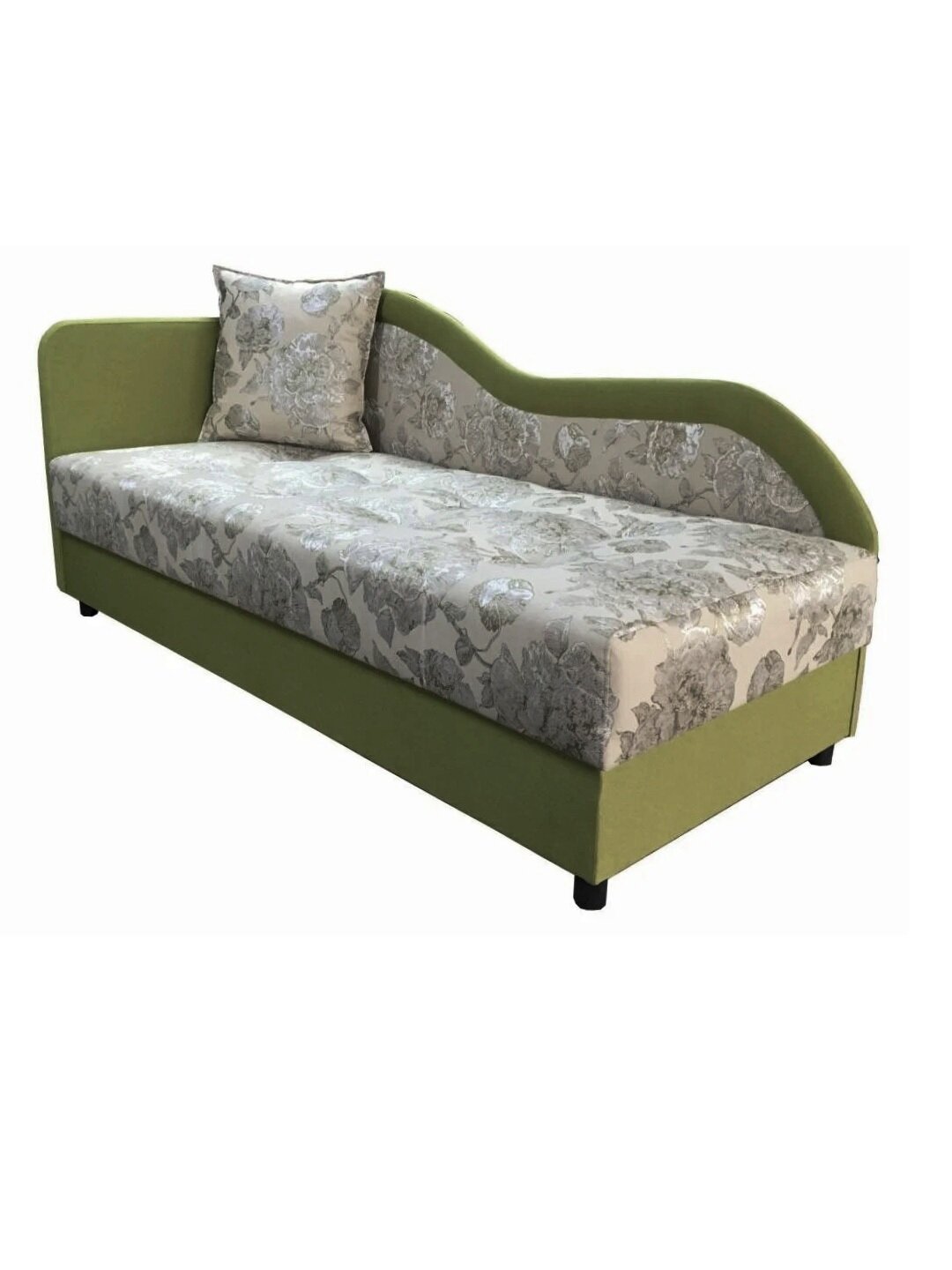 Тахта кушетка Лаура Фрэш с ящиком для белья Левый 70х190 см Пружинный блок