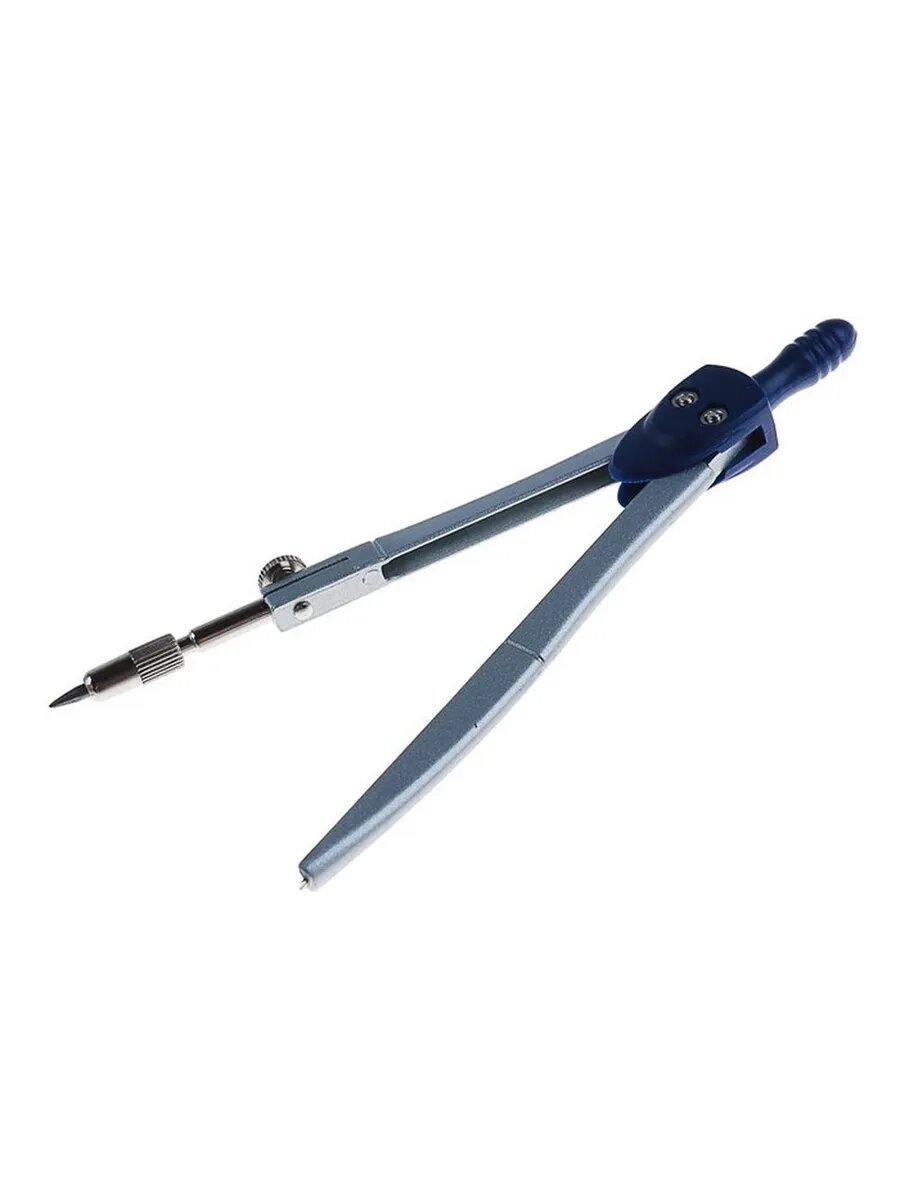 Металлический циркуль с запасными грифелями