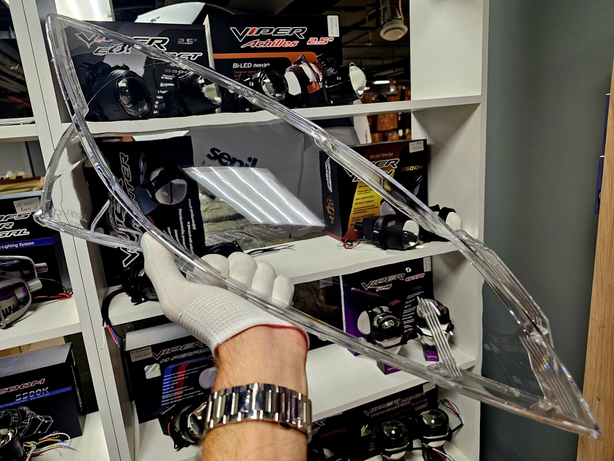 Стекло фары Mazda 6 GH 2007-2013 Правое