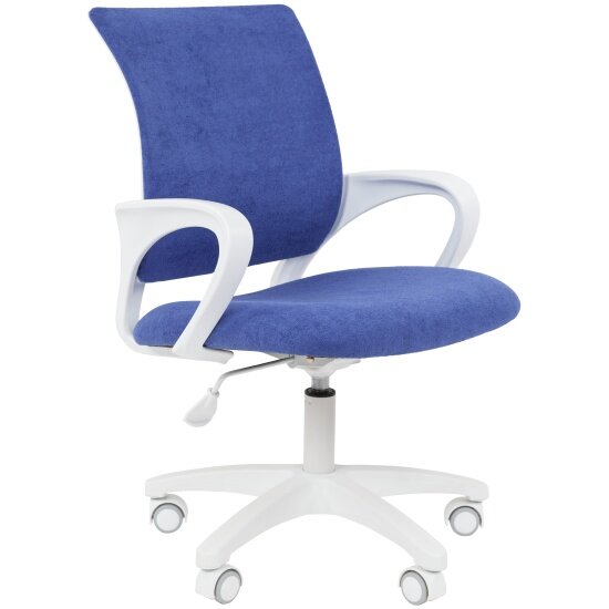 Кресло детское Chairman Kids 103 Россия ткань M морской, белый пластик LT