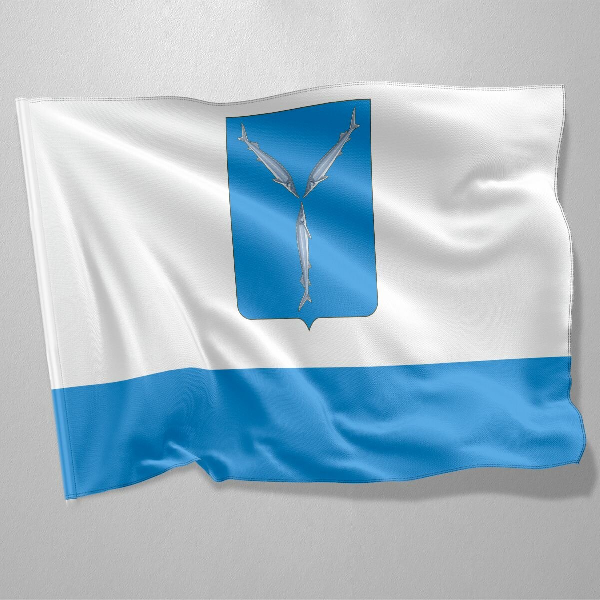 Флаг Саратова / Флаг города Саратов / 90x135 см.