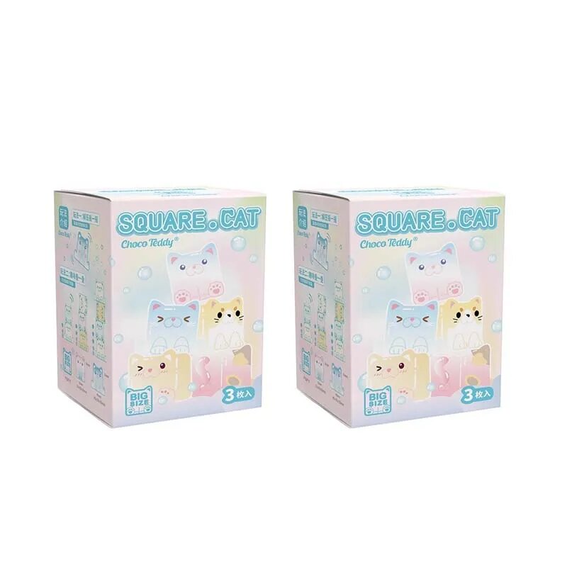Фигурки Choco Tedddy Square Cat Big Size Ice Cool Series Random box 2 piece