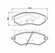 Колодки Тормозные Дисковые, Передние Chevrolet Aveo I 02>; Daewoo Kalos 02>(Tyre...