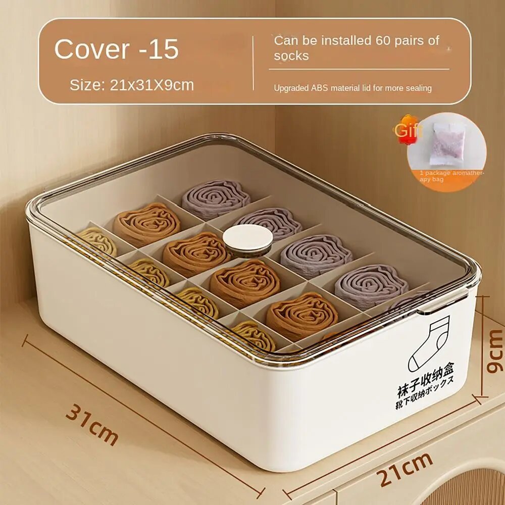 Пластиковый ящик для хранения белья