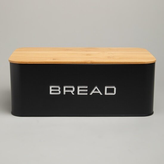 Хлебница Agness black, 33,5х19х12,5 см. (790-393)