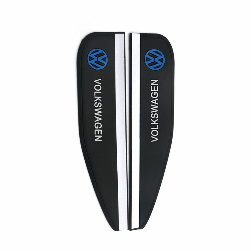 Козырьки на боковые зеркала заднего вида, универсальные, черный карбон, набор 2 шт, дефлекторы для боковых зеркал заднего вида автомобиля фольксваген