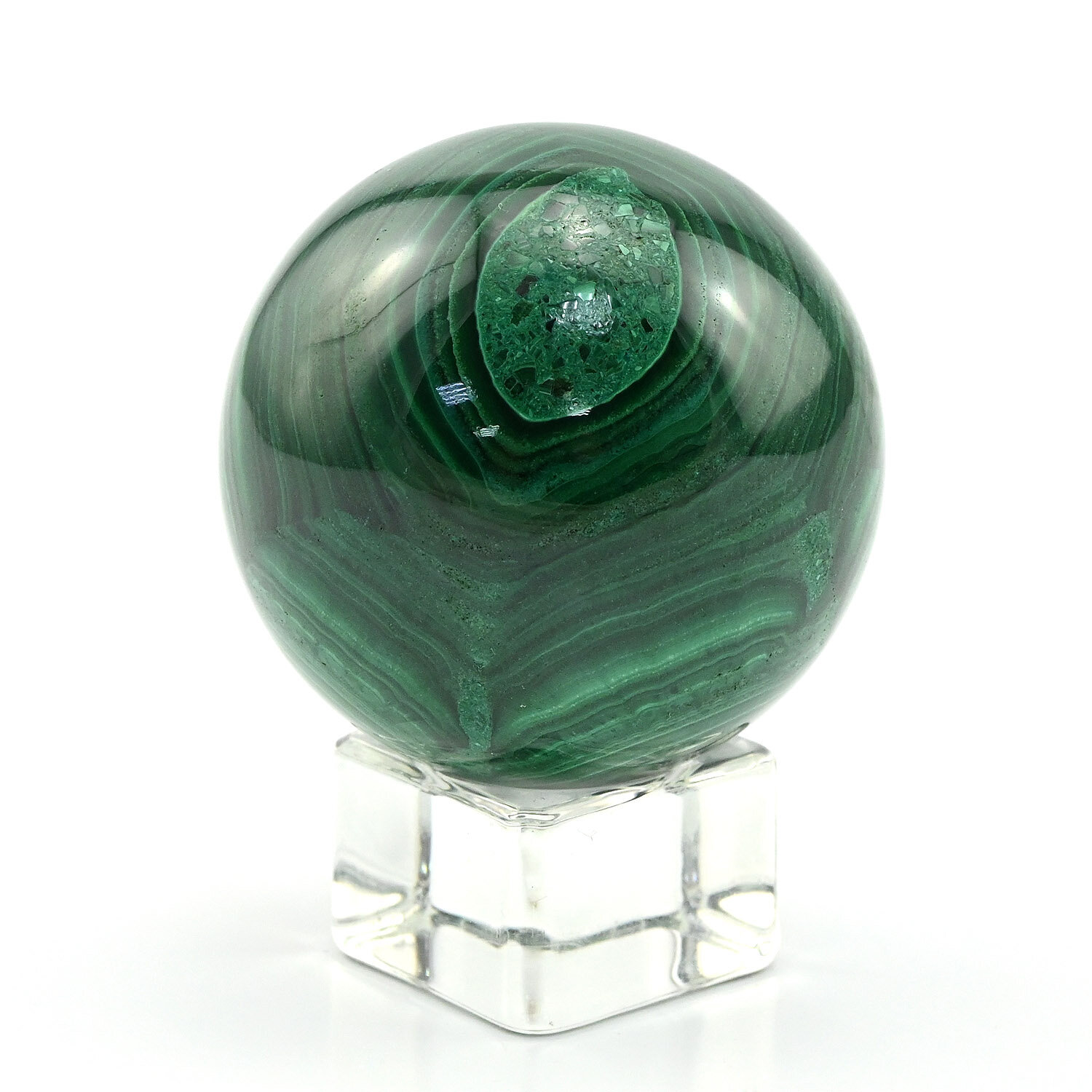 Шар из малахита 42-43мм .