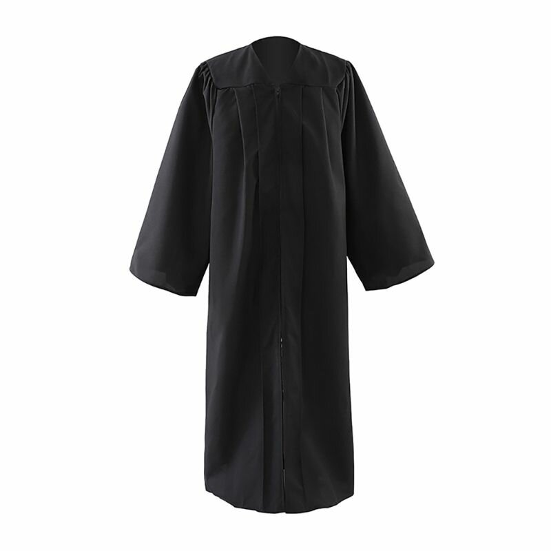Униформа для церемонии вручения дипломов бакалавриата взрослым-Черный-Размер 42