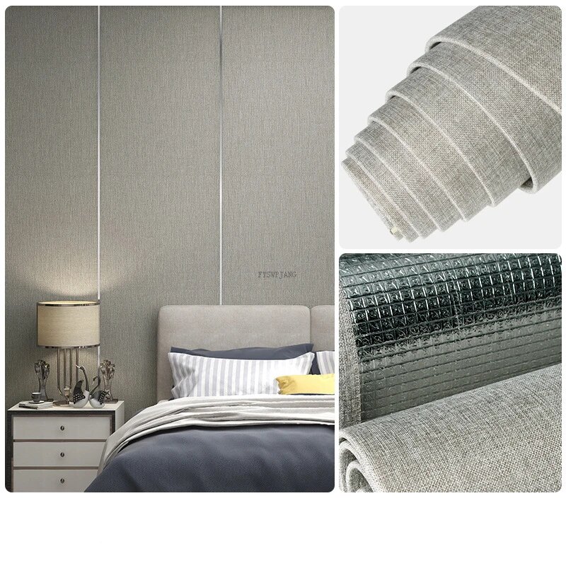 Льняные обои VANN FYSWPJANG, самоклеящиеся, длина 2.8 м, ширина 0.6 м