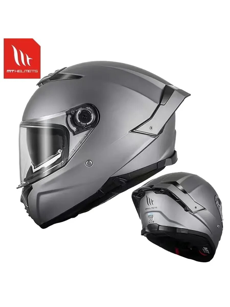 MTHELMETS Top 4 Мотоциклетный шлем с двойной линзой