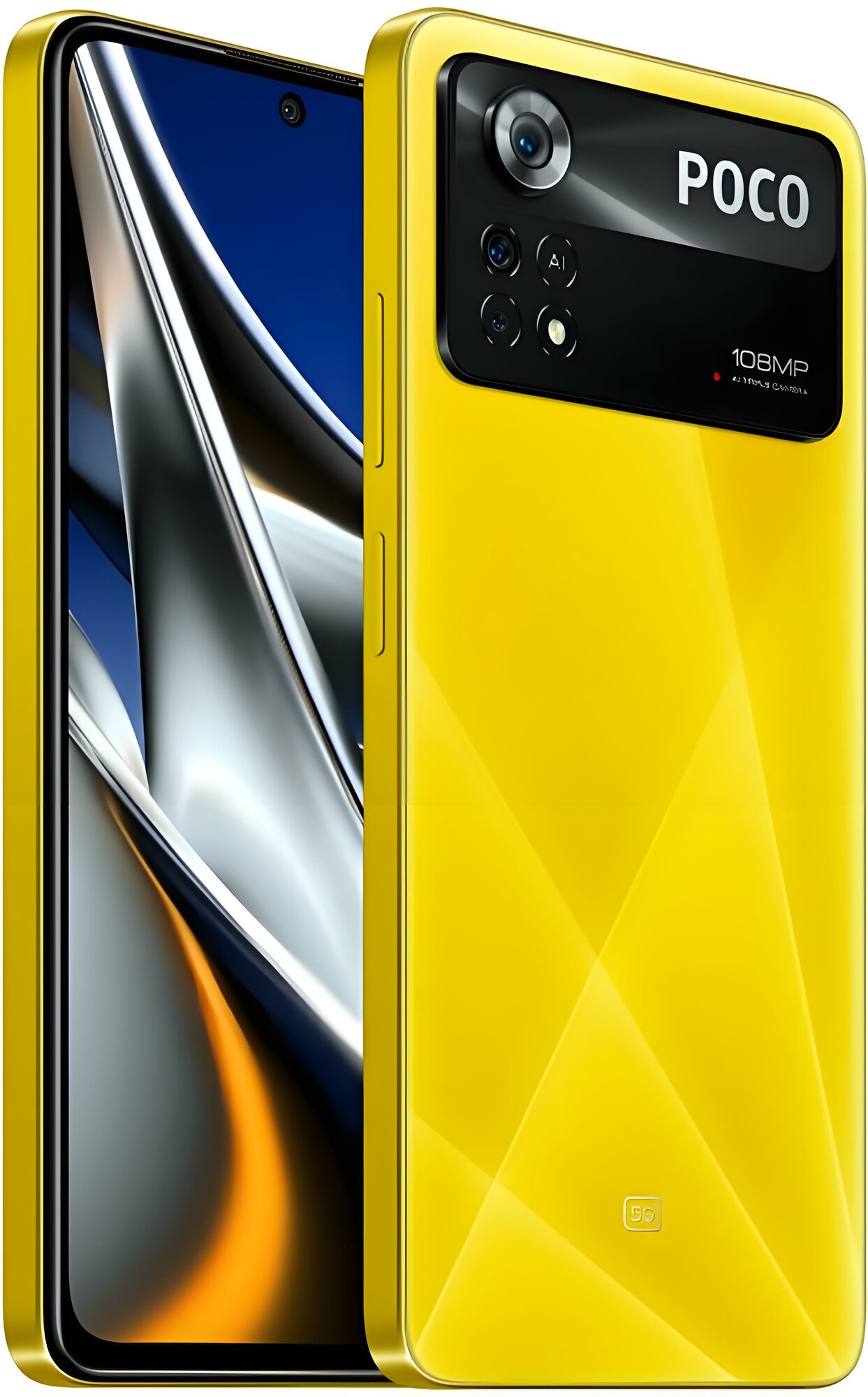 Смартфон Xiaomi Poco X4 Pro 2201116PG, 8GB, 256 GB, 6.67", Yellow