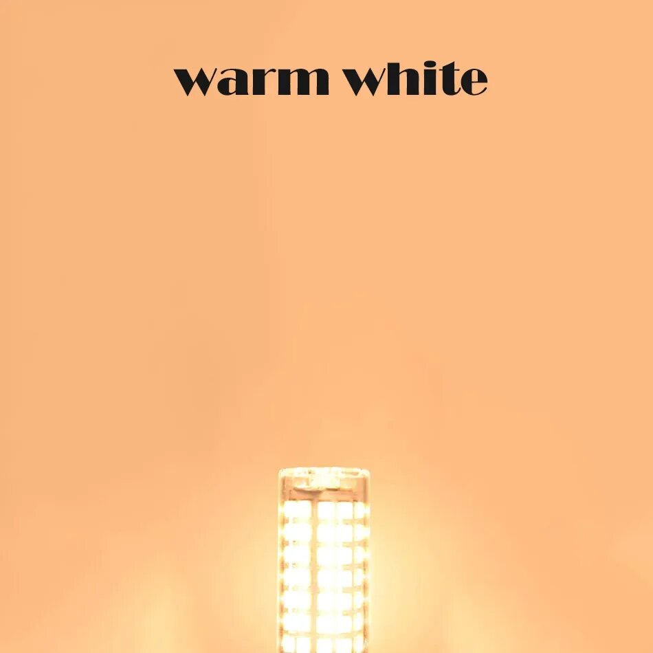 Светодиодная лампа G9 10Вт warm white