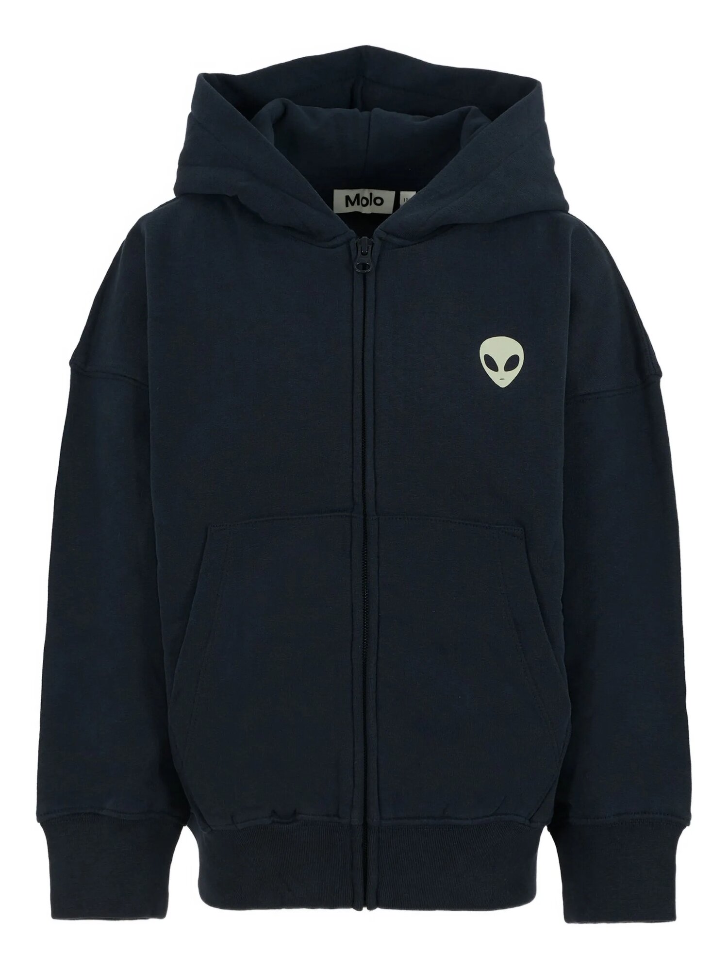 Худи Alien-printed zip-up hoodie