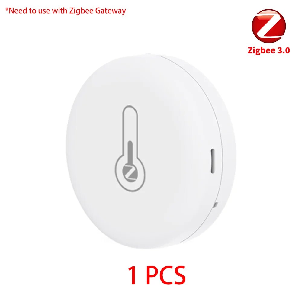 Датчик температуры и влажности Tuya Zigbee 3.0