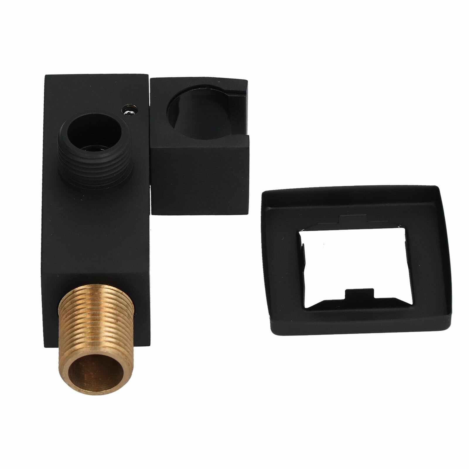 Медный держатель насадки для душа, вращающаяся регулируемая подставка для ванной комнаты, кронштейн для крепления насадки для душа, матовый черный