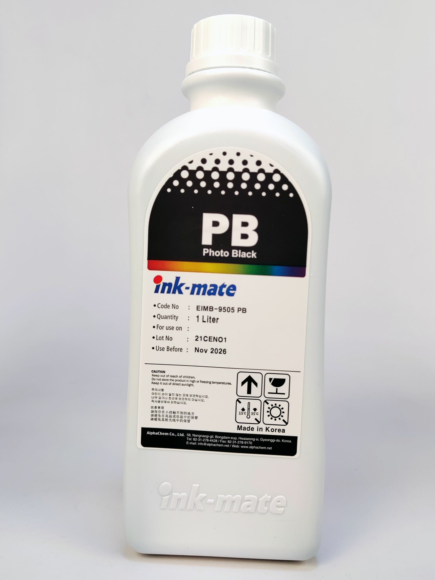 Чернила Ink-Mate для Canon imagePROGRAF TM-200, 255, 240 и TM-300, 340, 350 на картриджи PFI-120 320 BK пигментные